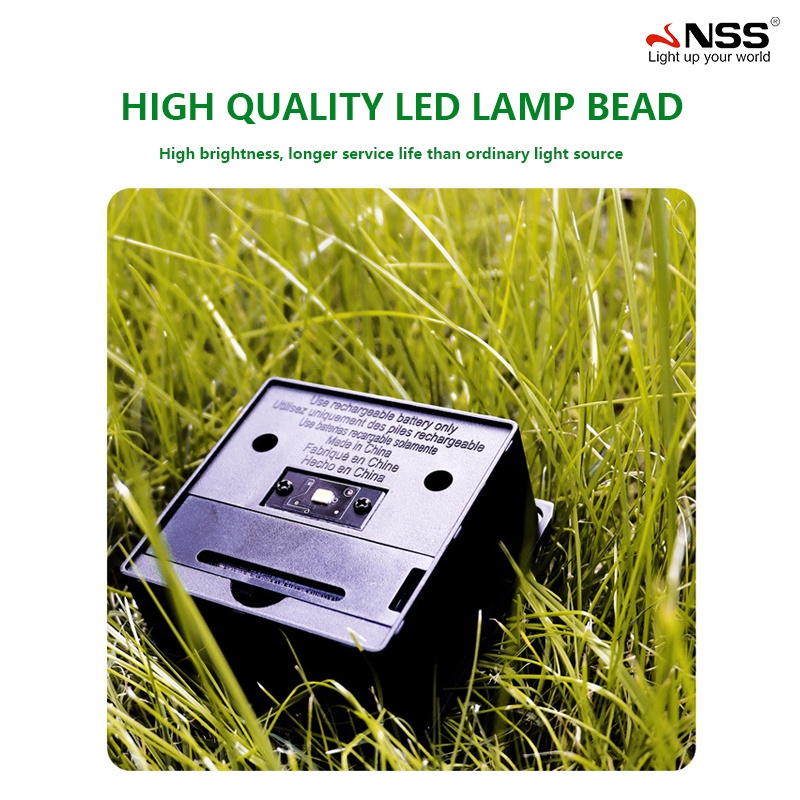 NSS Solar Lamp Pathway Lights Outdoor Waterproof Garden Light LED Light ...