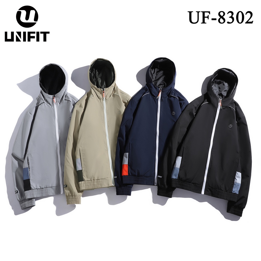 UNIFIT Men's Fashion Bomber Hoodie Jacket Spring Jacket UF-8302 ...