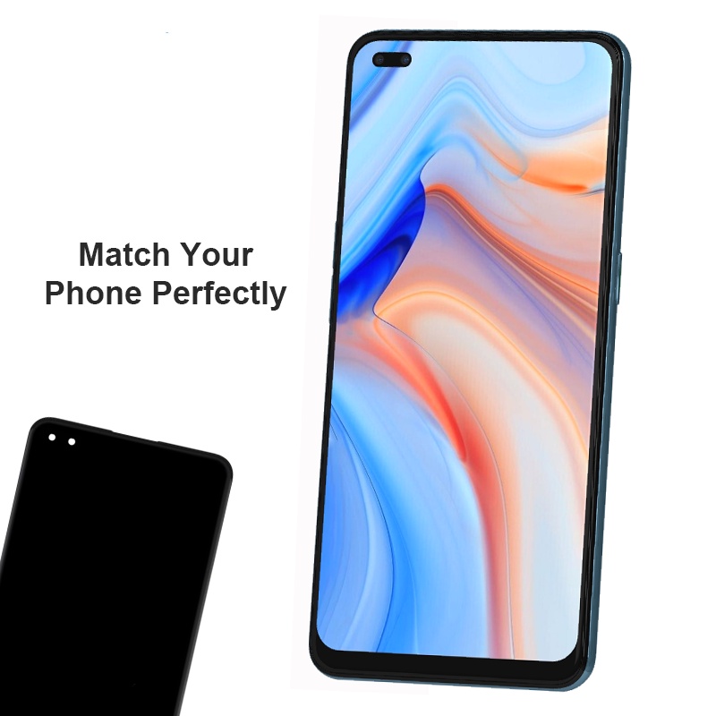 for New OPPO RENO 4(cph2113)/A93 /Reno 5 (4G/5G) LCD Touch Screen Digitizer Assembly Replacement ...