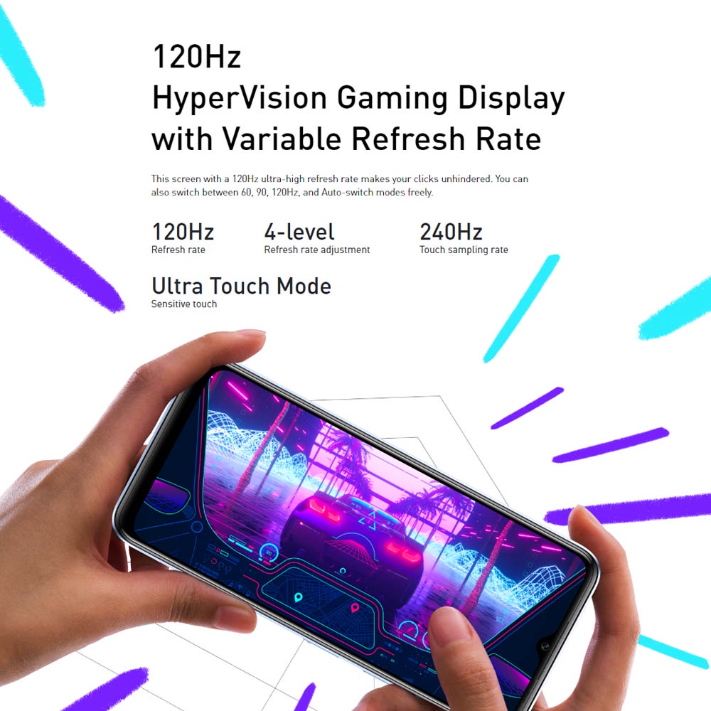 Infinix Hot 20 5G Smartphone 4GB 128GB MediaTek Dimensity 810 5G 120Hz HyperVision Gaming Pro ...