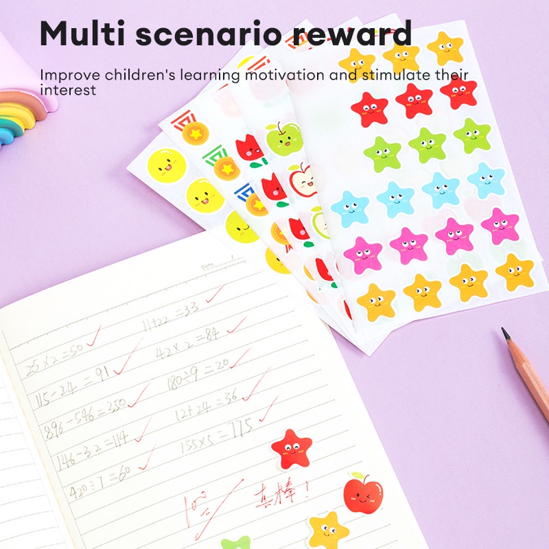 Deli 25910 Reward Sticker for Kids Children Encourage Labels Creative ...
