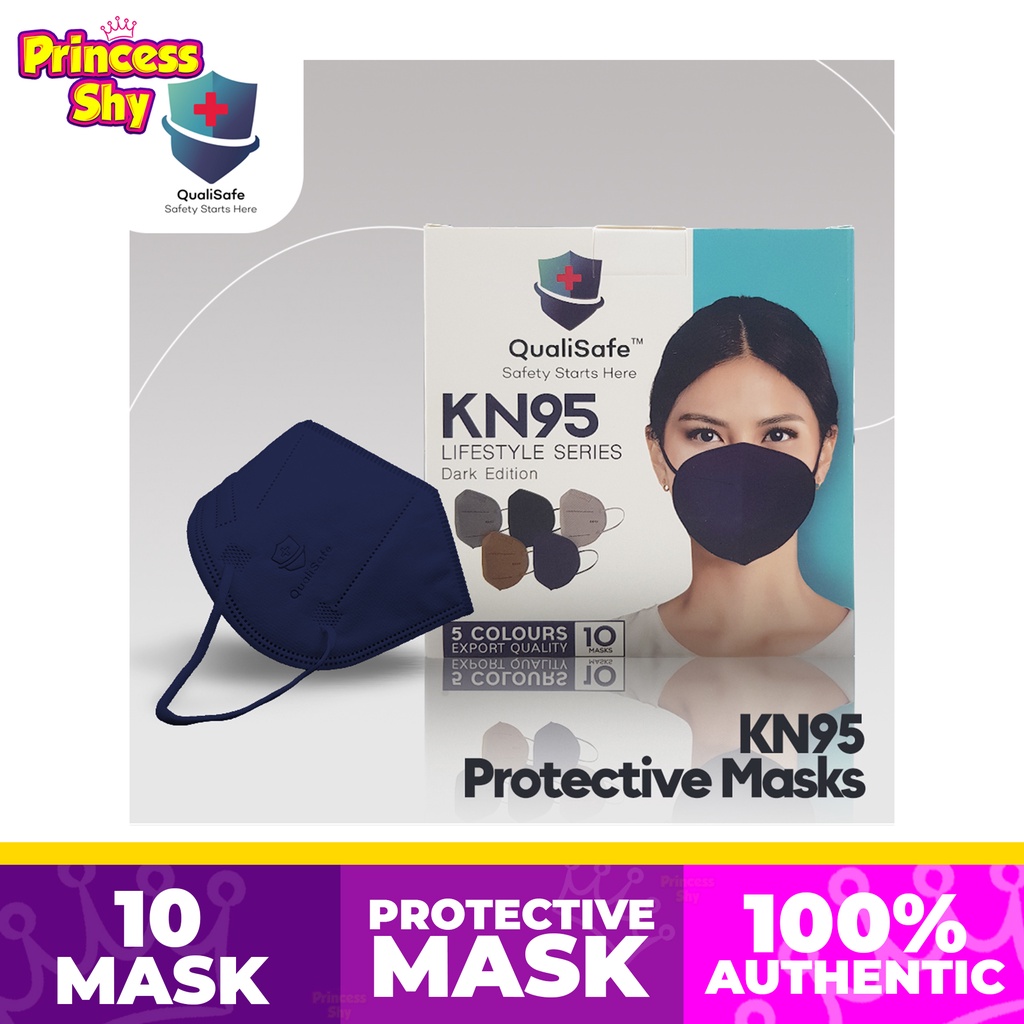 QualiSafe KN95 KF94 Protective Mask 10pcs FDA approved Medical Grade Export Quality | Shopee ...