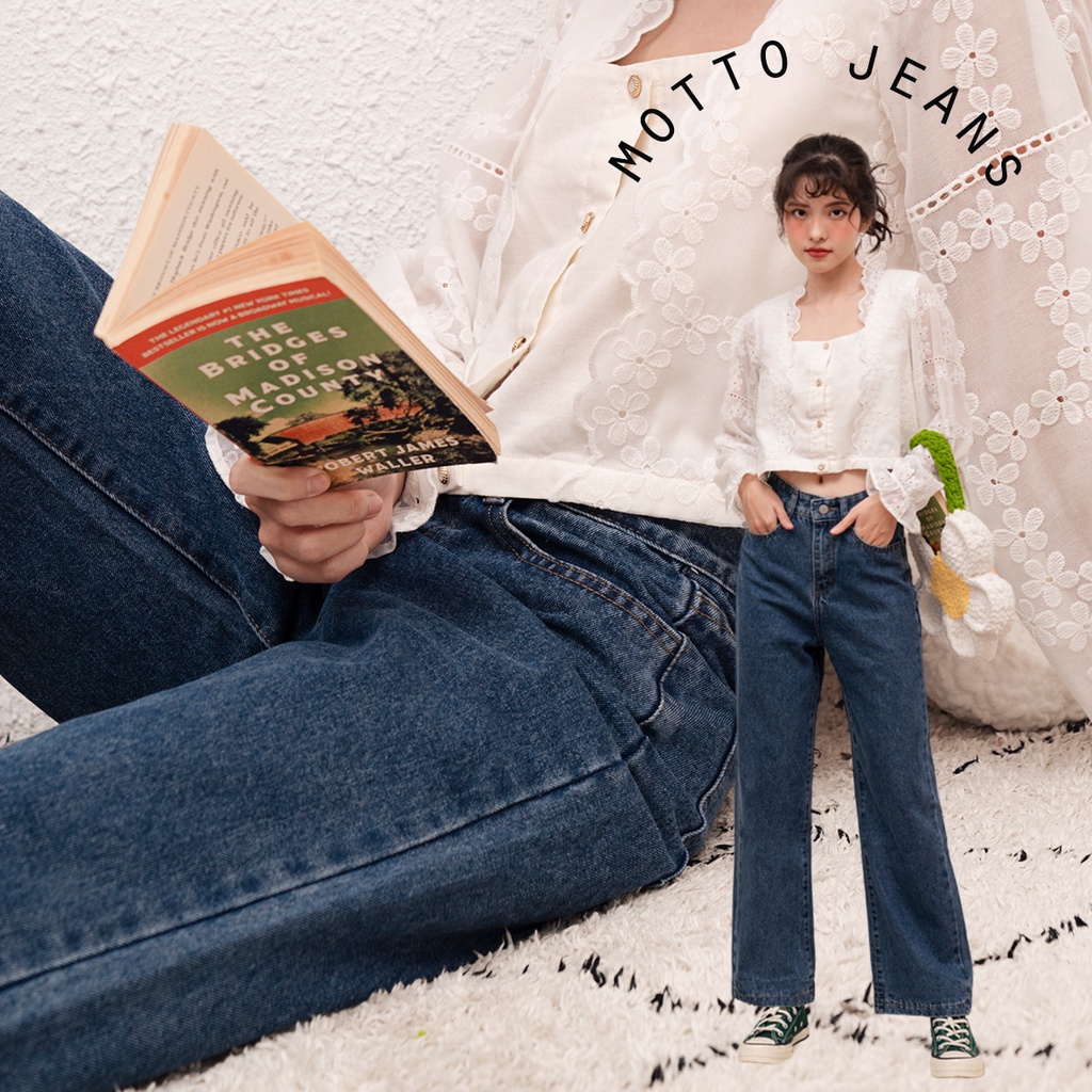Bleubird Motto Jeans | Shopee Philippines