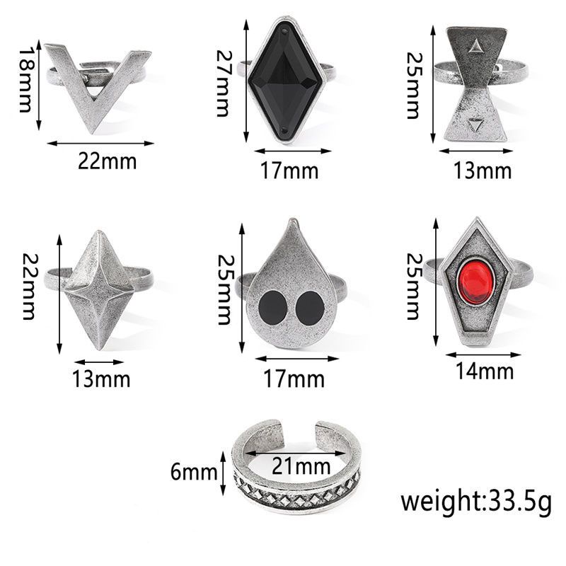 Genshin Impact Ring 77th Generation Main Hutao Same Cos Ring Adjustable ...