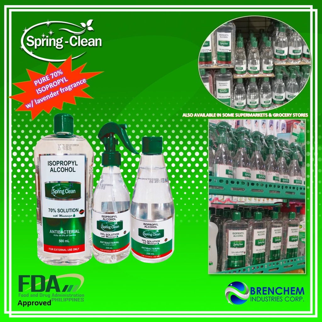 BUY3TAKE2 Spring Clean Isopropyl alcohol 70% Solution W/ Moisturizer ...