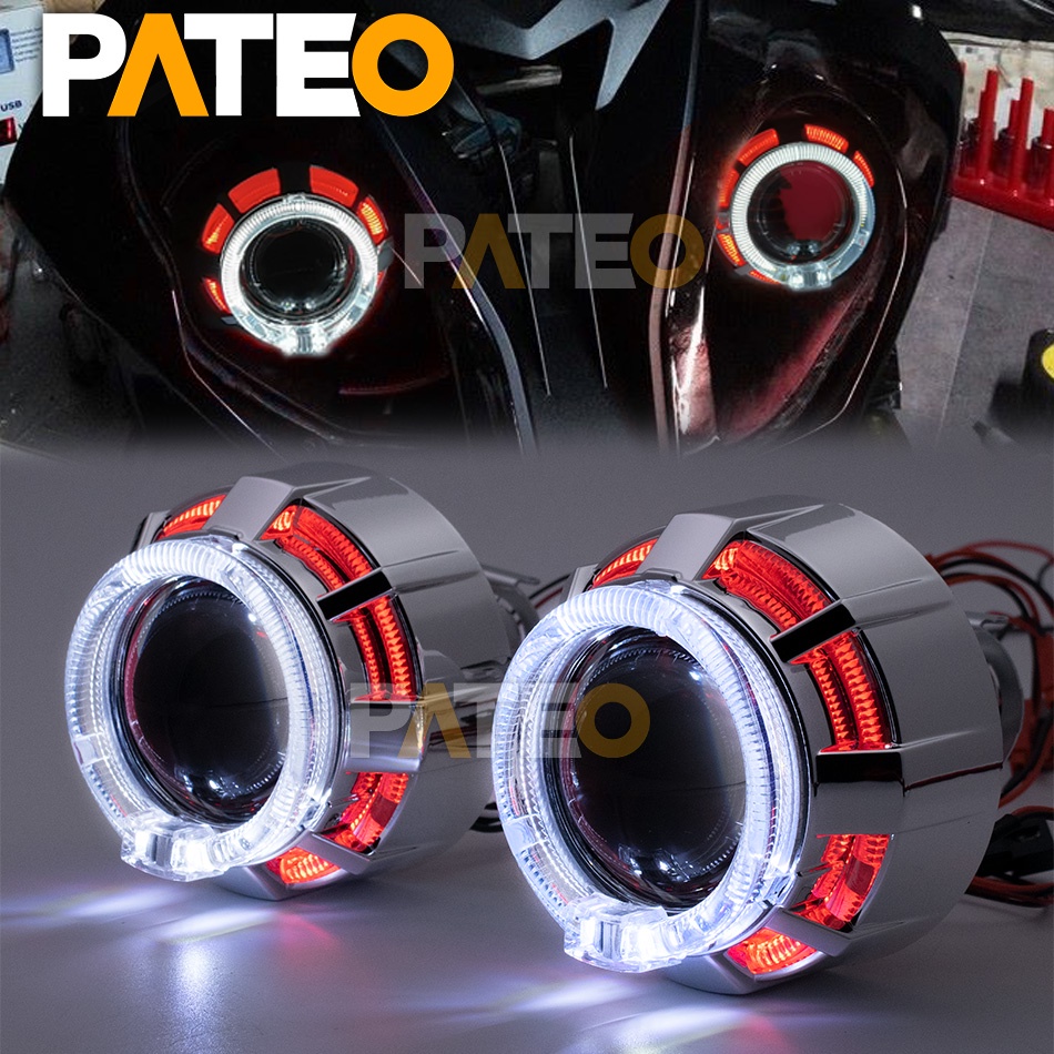 2 inch Micro H1 H4 H7 HID Bi-xenon Headlight Lenses Projector Double ...