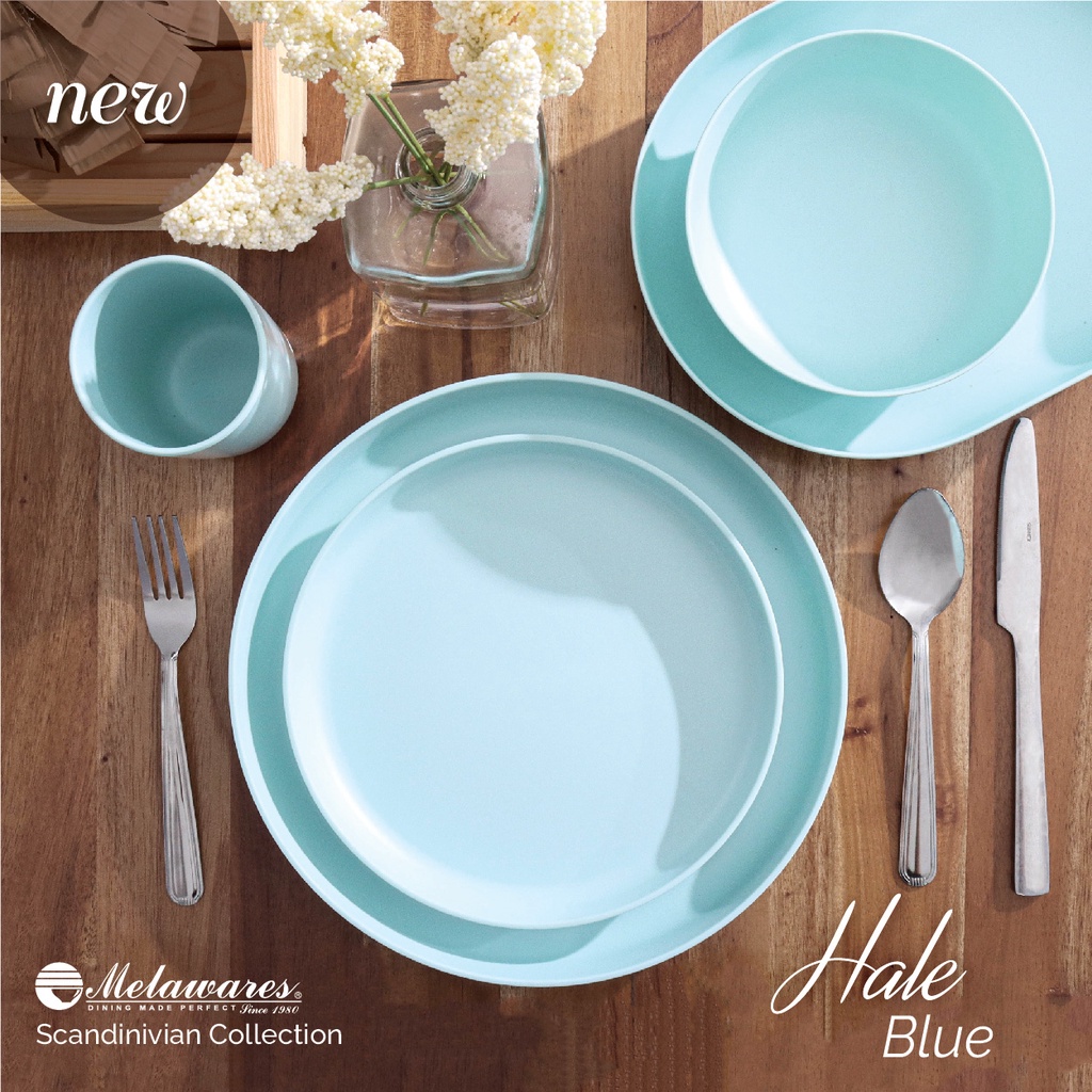Melawares 6pc 11 inch Hale Blue Platter Set | Shopee Philippines