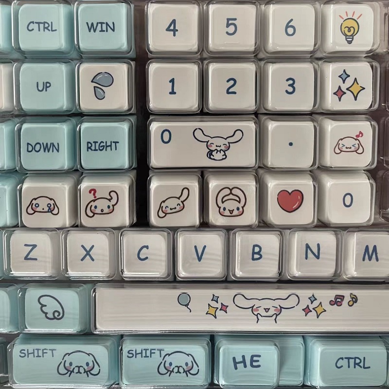 Sanrio Pochacco Cinnamoroll Kuromi 130 Keys PBT XDA Keycap For ...