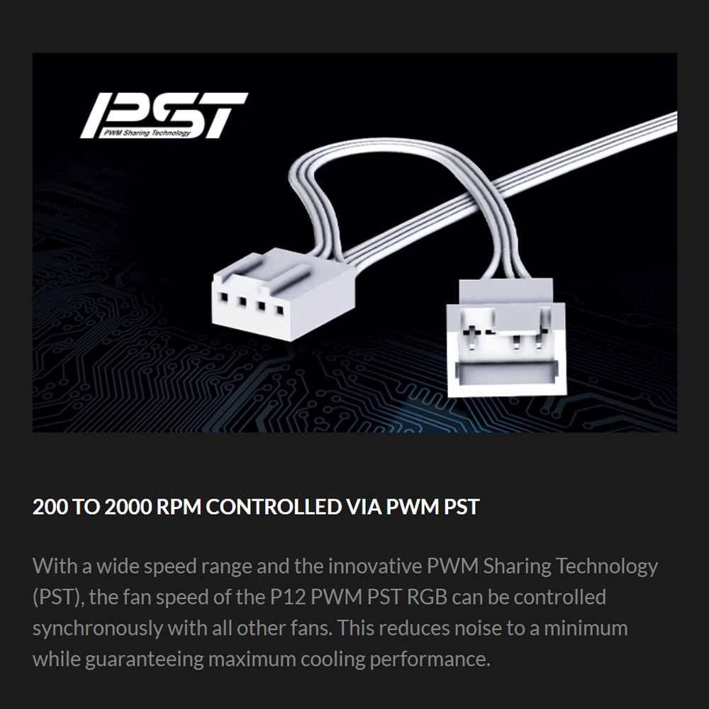 EasyPC | Artic P12 PWM PST RGB and P12 PWM PST A-RGB pc case fan| Black ...