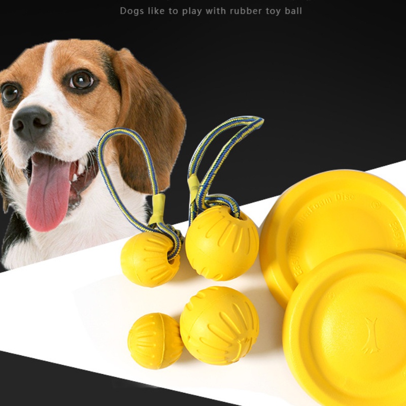 EVA Pet Frisbee Dog Toy Balls Dog Behavior Training Tools | Shopee ...