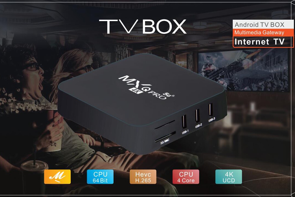 Mxq Pro Tv Box 4k 8gb 128gb Android Smart Digibox Tv Box For Tv Original Wifi Box For Non Smart ...