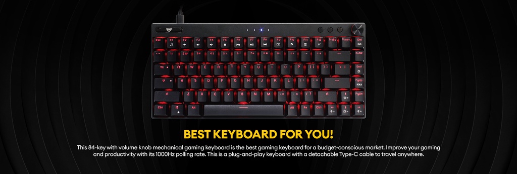 EasyPC | Starwave SW-GK06 84 keys Mechanical Keyboard | Shopee Philippines EasyPC | Starwave SW-GK06 84 keys Mechanical Keyboard | Shopee Philippines