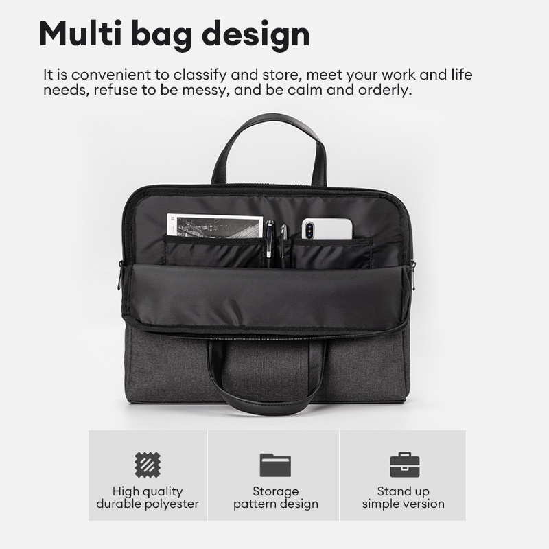 Deli Handbag Briefcase Computer Bag Large Capacity Office Bag Document ...