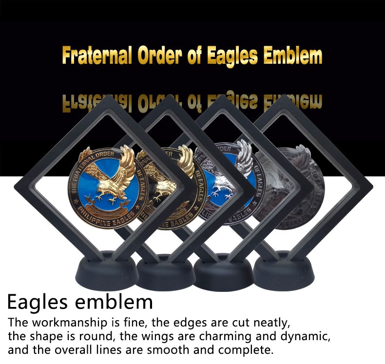 Solid the fraternal order of eagles emblem high-Quality Alloy Car Thick ...