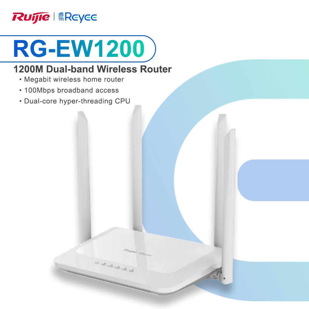 Reyee RG-EW1200 1200M dual-band Megabit wireless home router | Ruijie ...