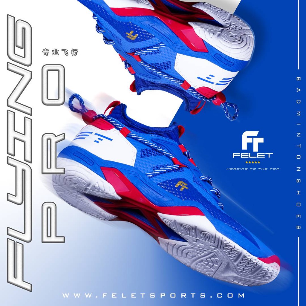 Felet Flying Pro Badminton Shoes Pro Series High End Kasut Badminton ...