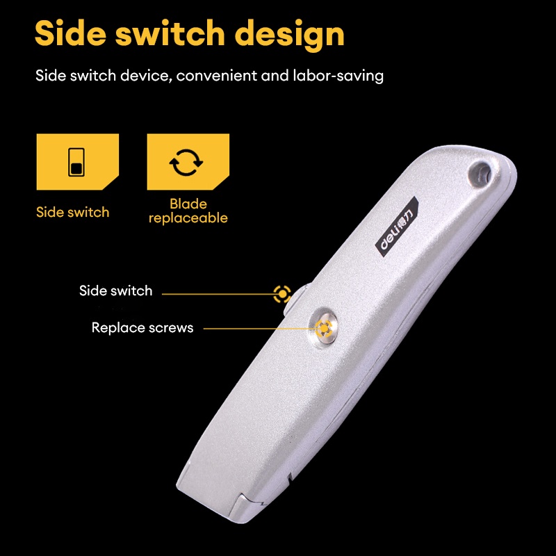 Deli Heavy Duty Cutter Utility Blade Industrial T-shaped Utility Knife ...