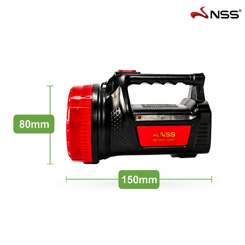 NSS SUPER Ultra-bright LED 1000mah Hand lamp with torch Rechargeable ...