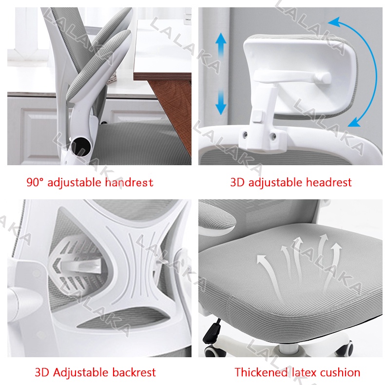 Korean Ergonomics Chair Office Chair 3D Computer Chair Home Mesh Study ...