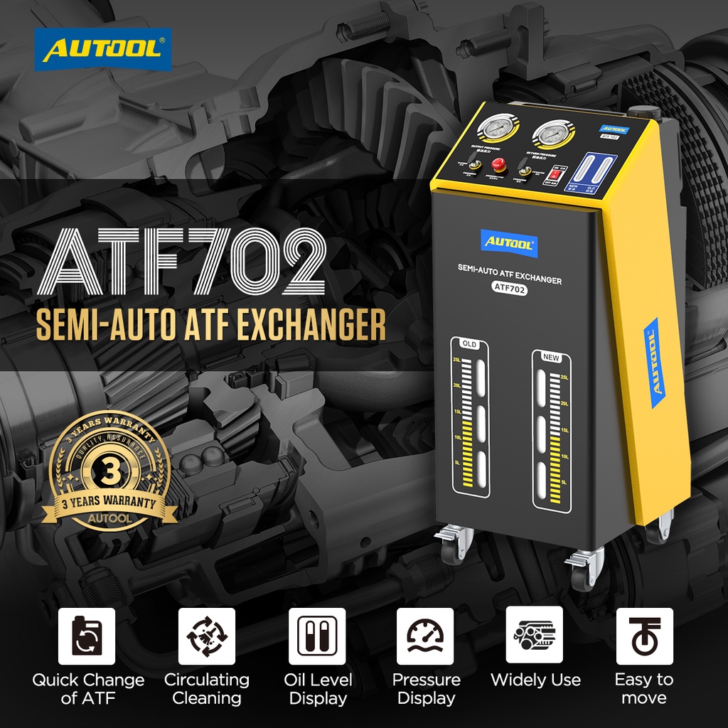 【Please contact me to place an order】AUTOOL ATF702 ATF Exchanger ...