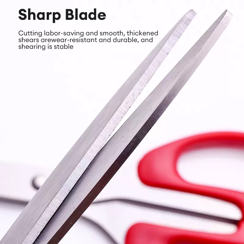 Deli Stainless Steel Scissors School Hand-Made Multifunctional Scissor ...