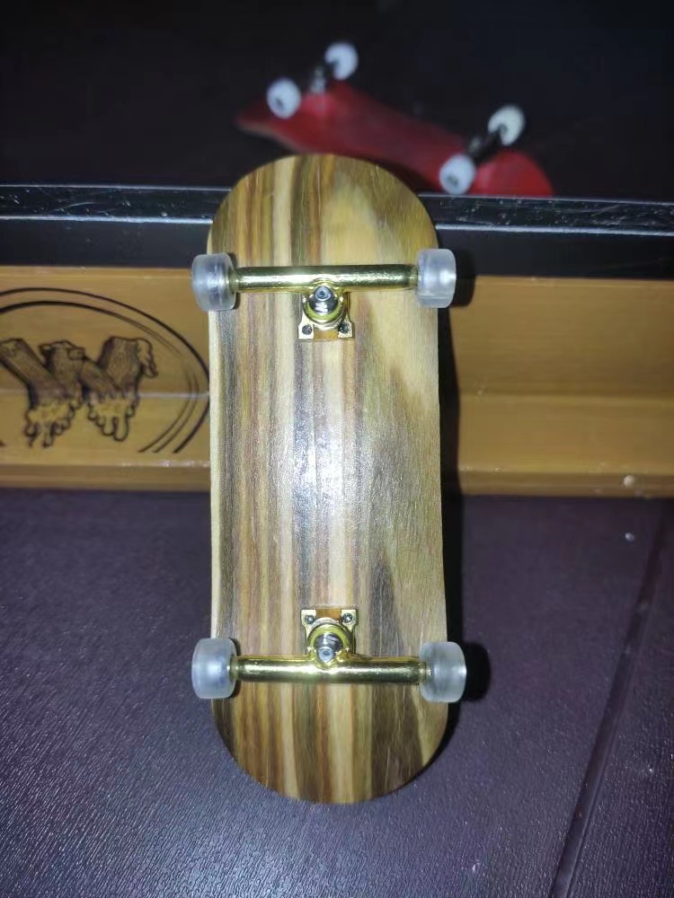 Professional 34mm Fingerboard Deck 5 Layer Canadian Maple Wood Mini ...