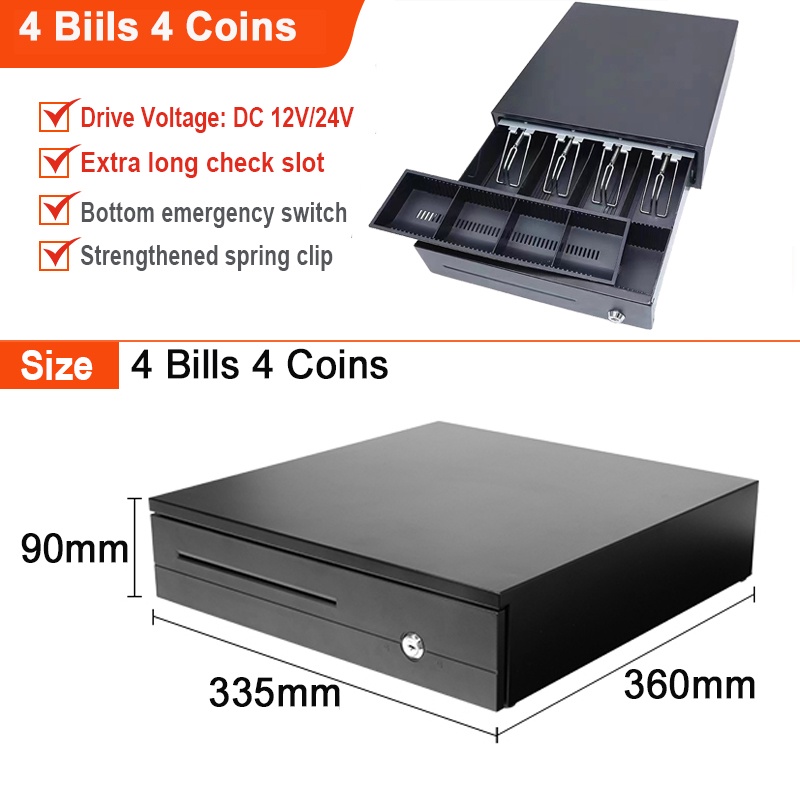 【On Hand】Combo Set A Mobile Thermal Bluetooth Printer Cash Drawer with ...