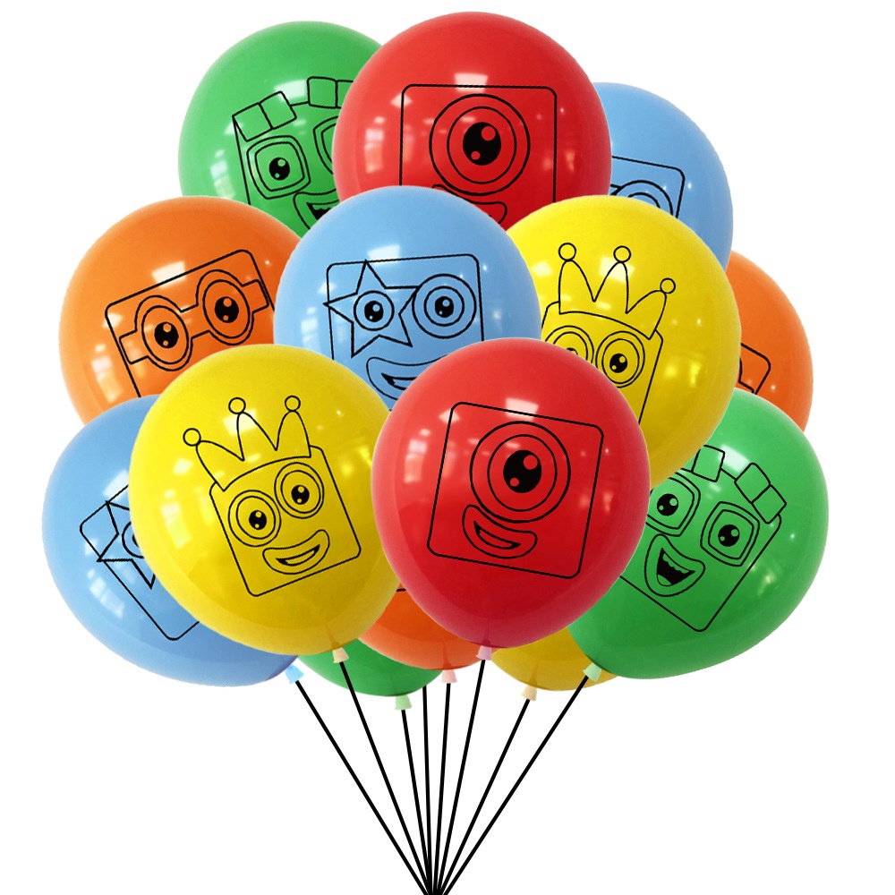 Numberblocks Birthday Party Decorations Banner Cake Toppers Backdrop ...