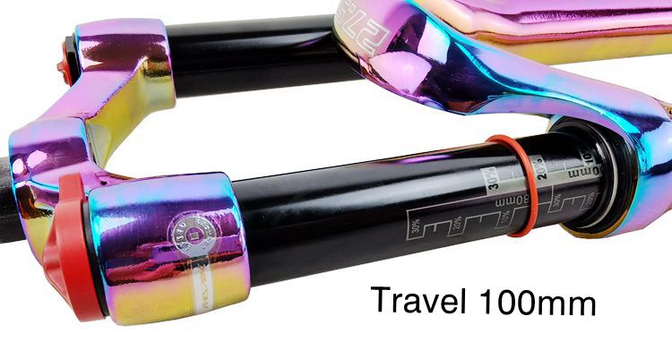 PASAK Bike Front Fork Electroplating Colorful 29 Inch Bike Air Front ...