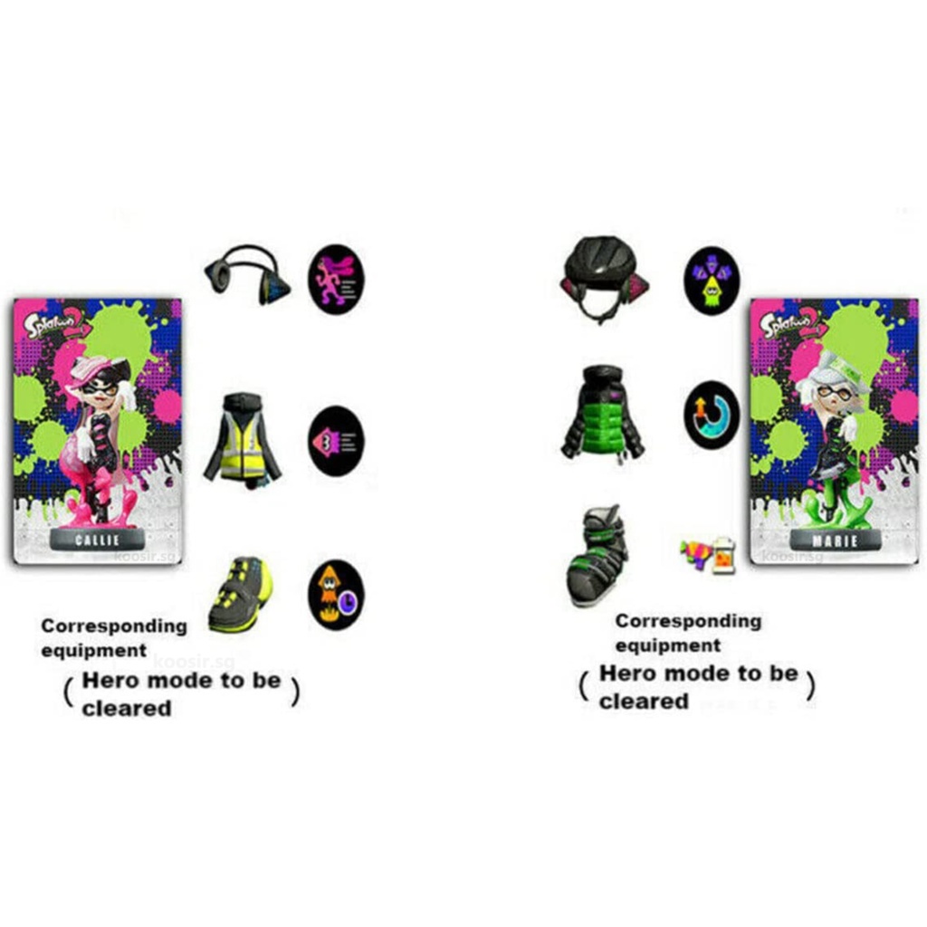 Splatoon 3 2 1 Characters Costume Props Amiibo Card Linkage NfC Card ...