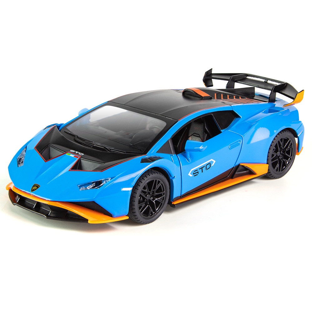 1:24 Scale Lamborghini Huracan STO Alloy Car Model Light & Sound Effect ...