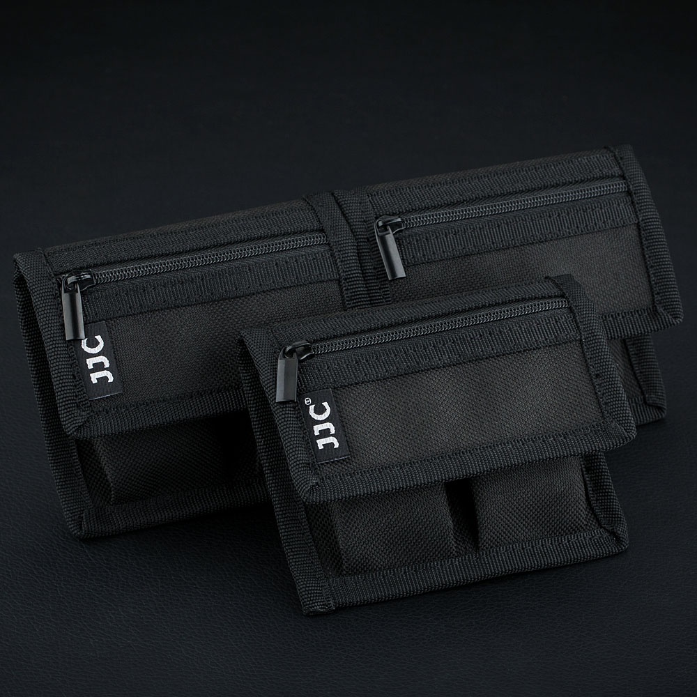 JJC Camera Battery Pouch with Belt Loop Wallet Type Battery Holder ...