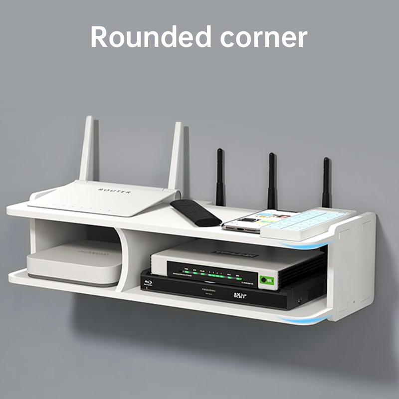 Deli Vusign Wall Set Router Shelf Router Atorage Box Wall WIFI Rack ...