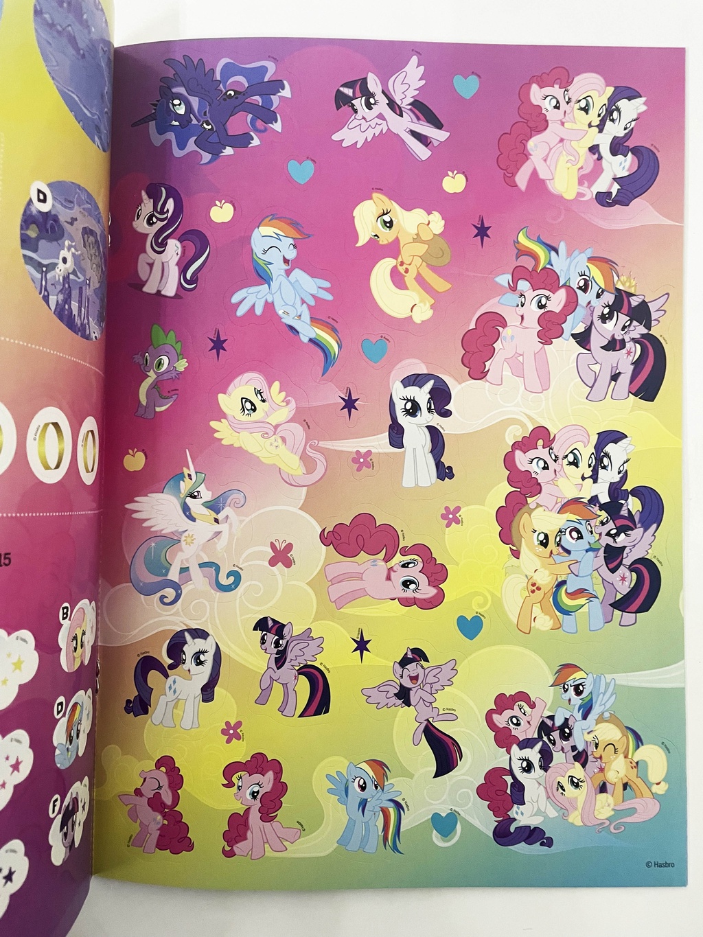 My Little Pony Sticker Book For Kids With Over 220 Stickers Colourful ...