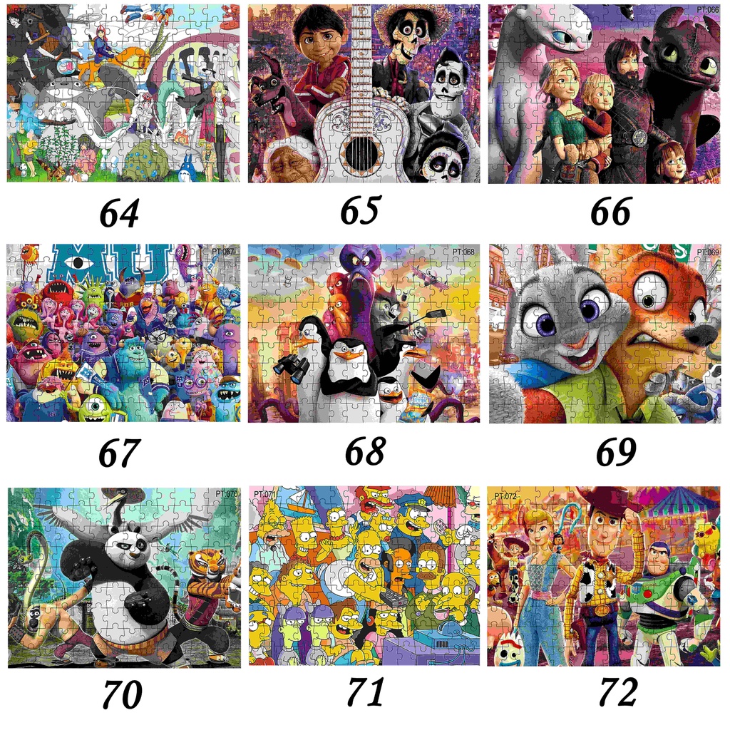 Disney Princess/Ultraman/Hello Kitty 126 PCS Children's Educational ...
