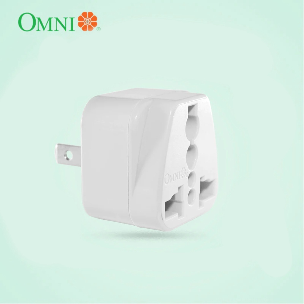 OMNI Universal Outlet Adapter Plug 10A 220V for Electrical Appliances ...