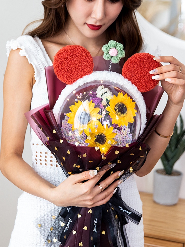 Soap Flower Rose 18 Roses Gift Box Explosive Birthday Gift For ...