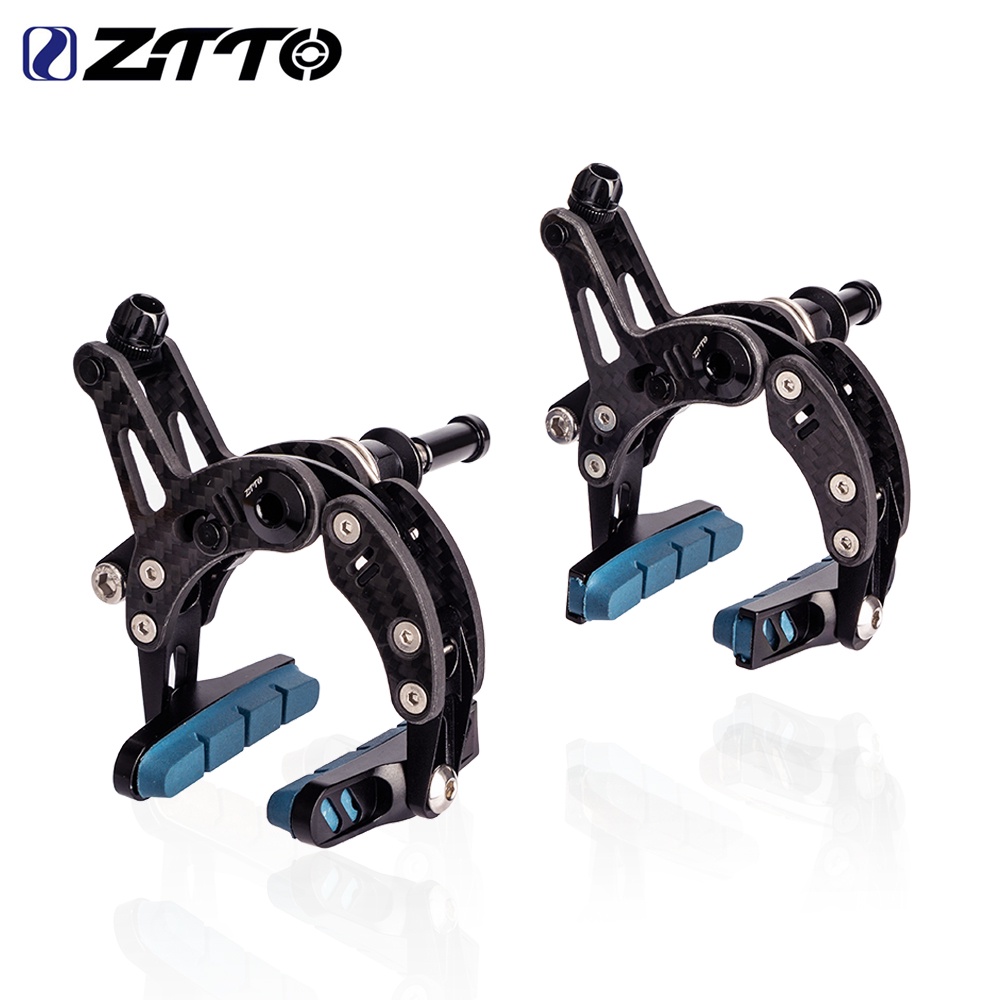 ZTTO Carbon Road Bike Rim Brake 158gram Front and Rear Brake Dual Pivot ...