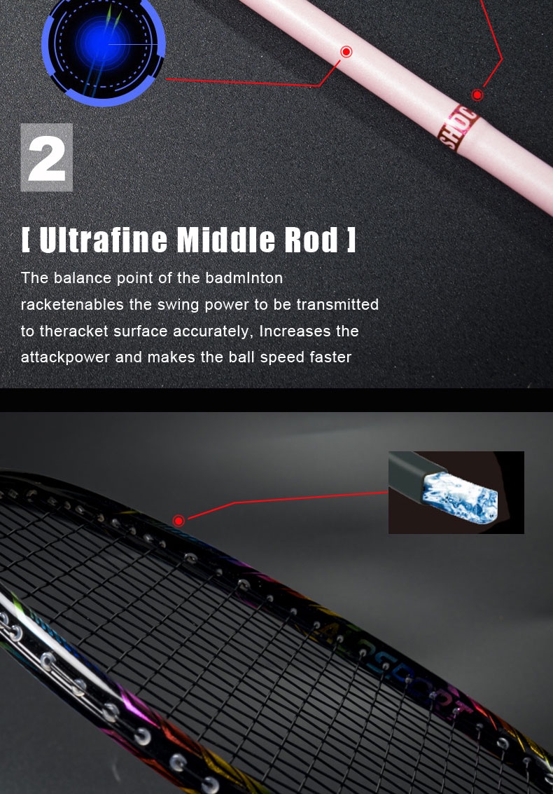 ALPSPORT BBQ 2.0 Damping Ring + Titanium Alloy 8U G5 Ultra Light 100% ...