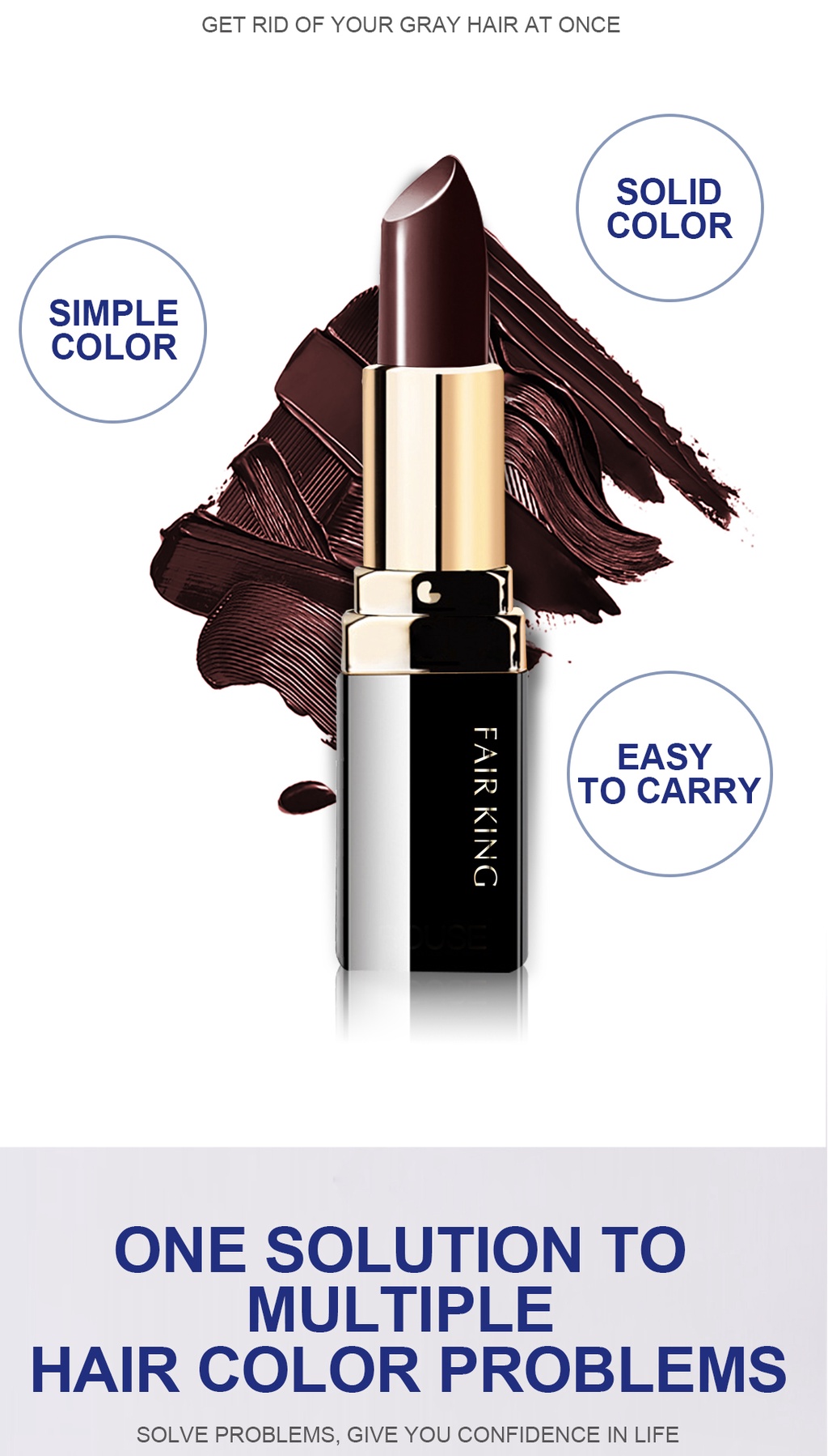 FAIRKING Hairline Shading Cream Filling Hairline Forehead Concealer ...