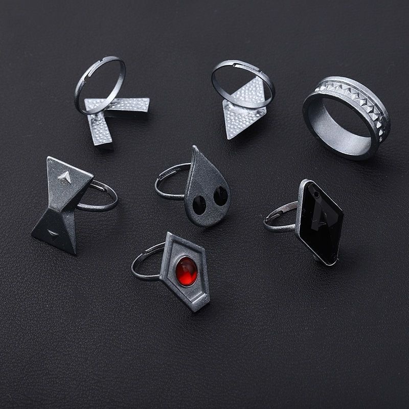 Genshin Impact Ring 77th Generation Main Hutao Same Cos Ring Adjustable ...