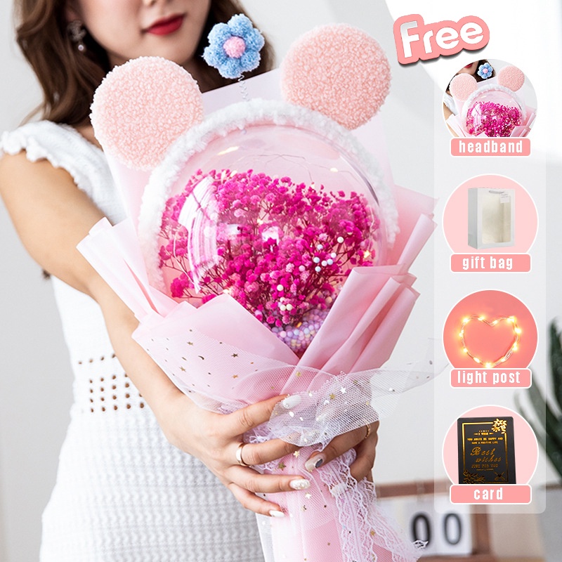 Soap Flower Rose 18 Roses Gift Box Explosive Birthday Gift For ...