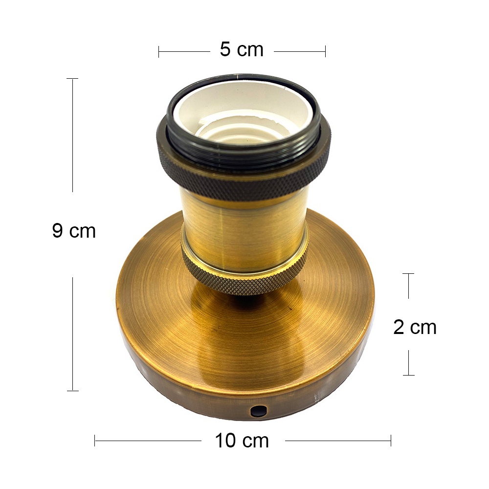Vintage E27 Bulb Lamp Base Holder 220V Edison Lamp Base Socket Bulb ...