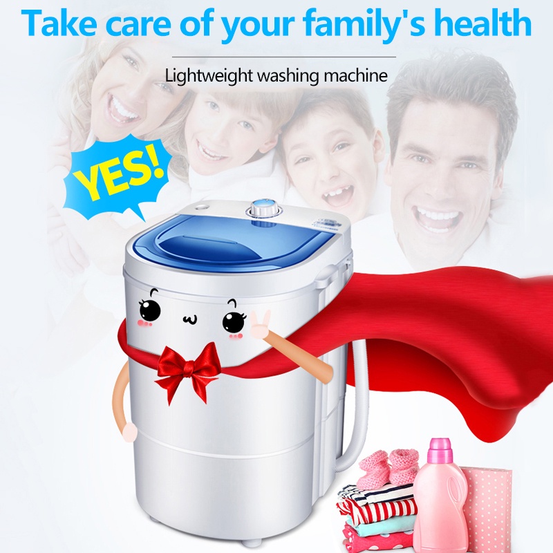 SHANBEN Portable blue light sterilization washing machine Baby ...