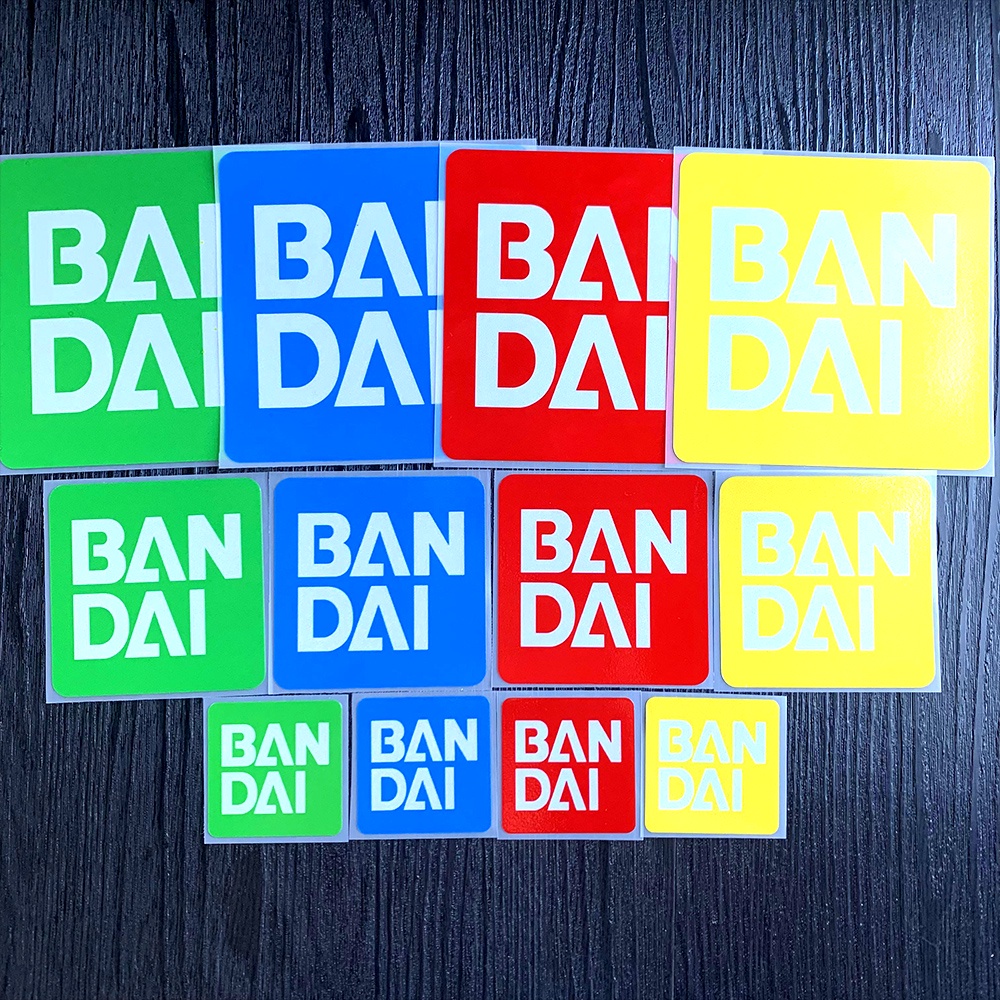 Bandai Car Stickers Well-Known Japanese Anime Gundam Anime Decalls ...