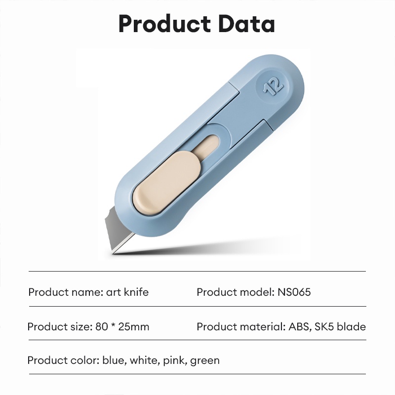 Deli NS065 Express Knife Safety Mini Portable Knifes | Shopee Philippines