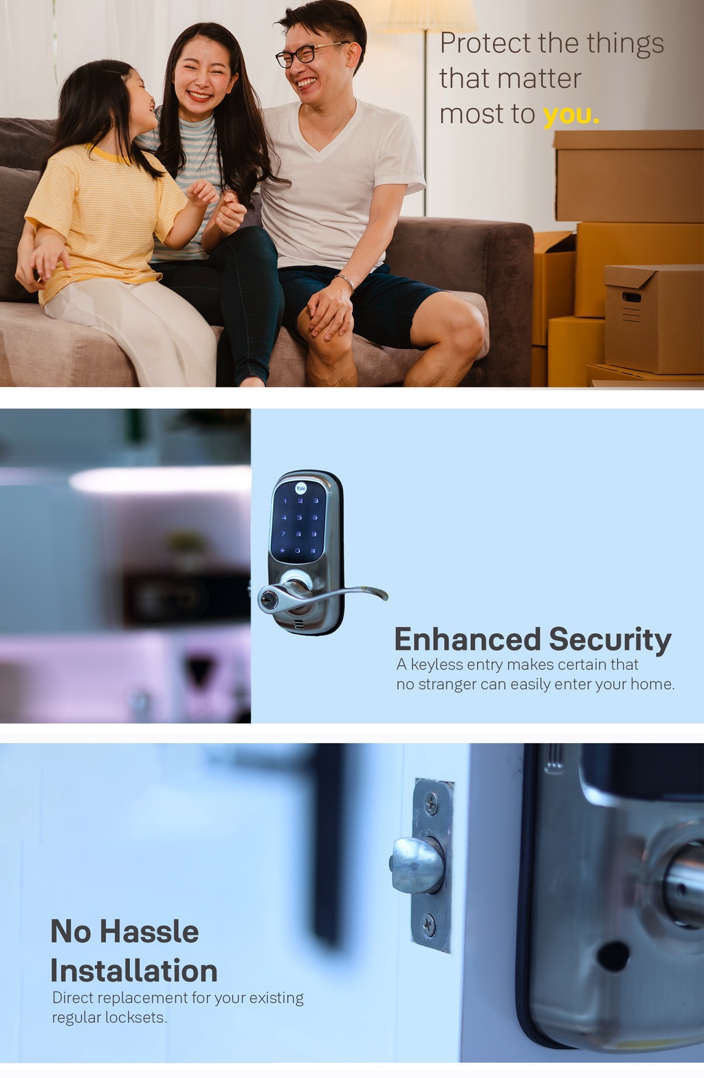 Yale Digital Door Lock Lever-Latch Type YRL222 | Shopee Philippines