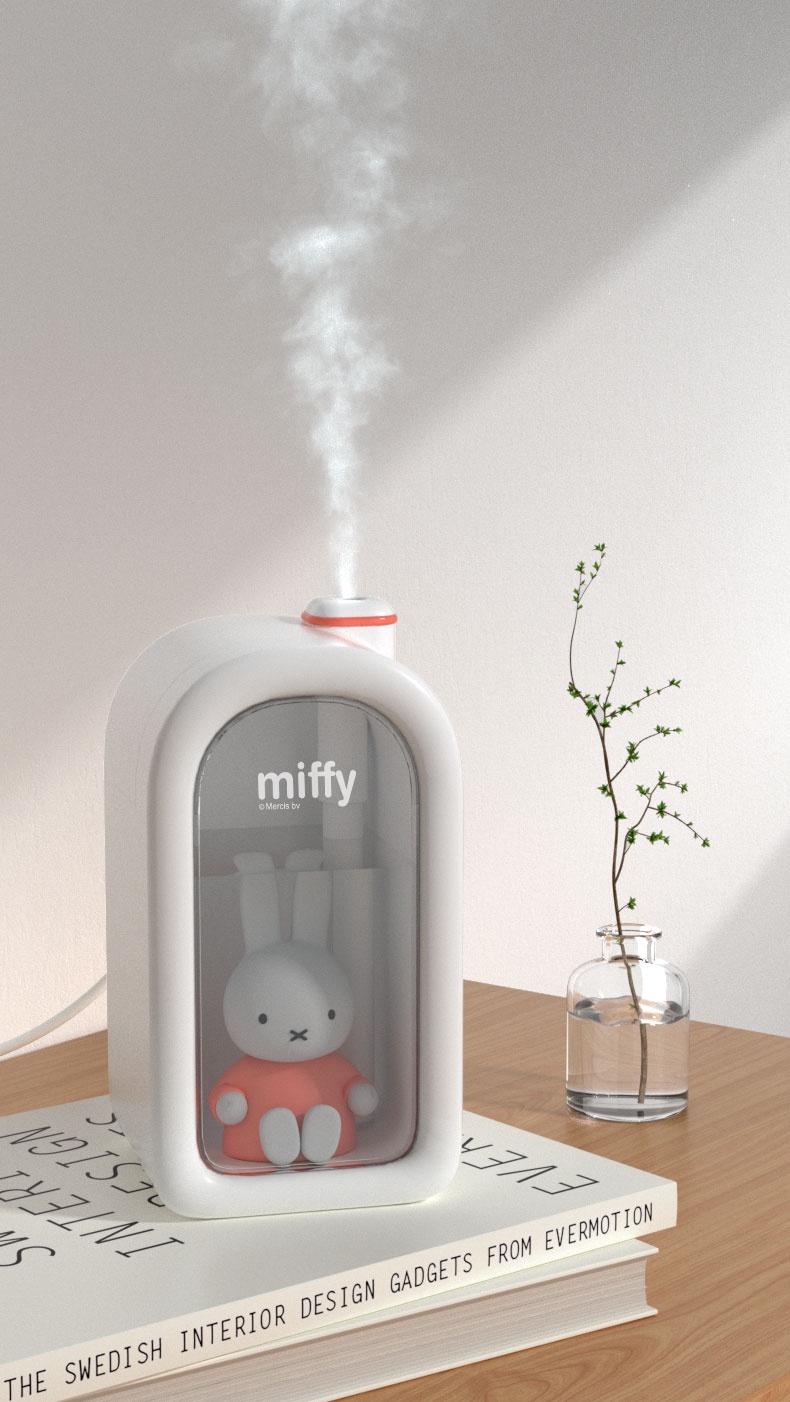 Miffy X MIPOW 380ML Cool Mist Humidifier Cute With Night Light USB ...