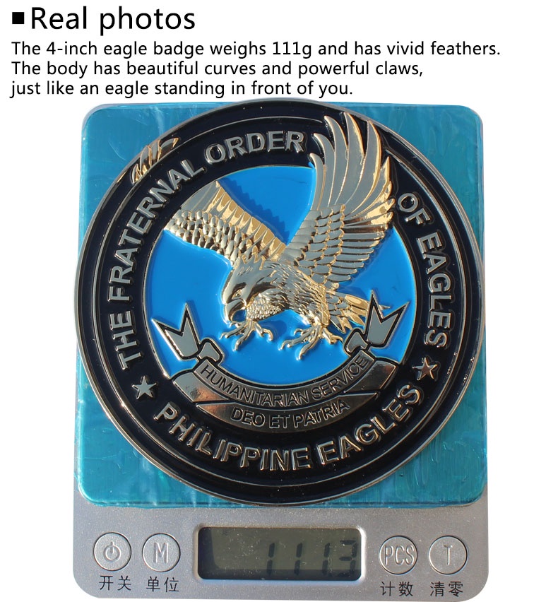 High-Quality 4inch Solid the Fraternal Order of Eagles- Philippine ...