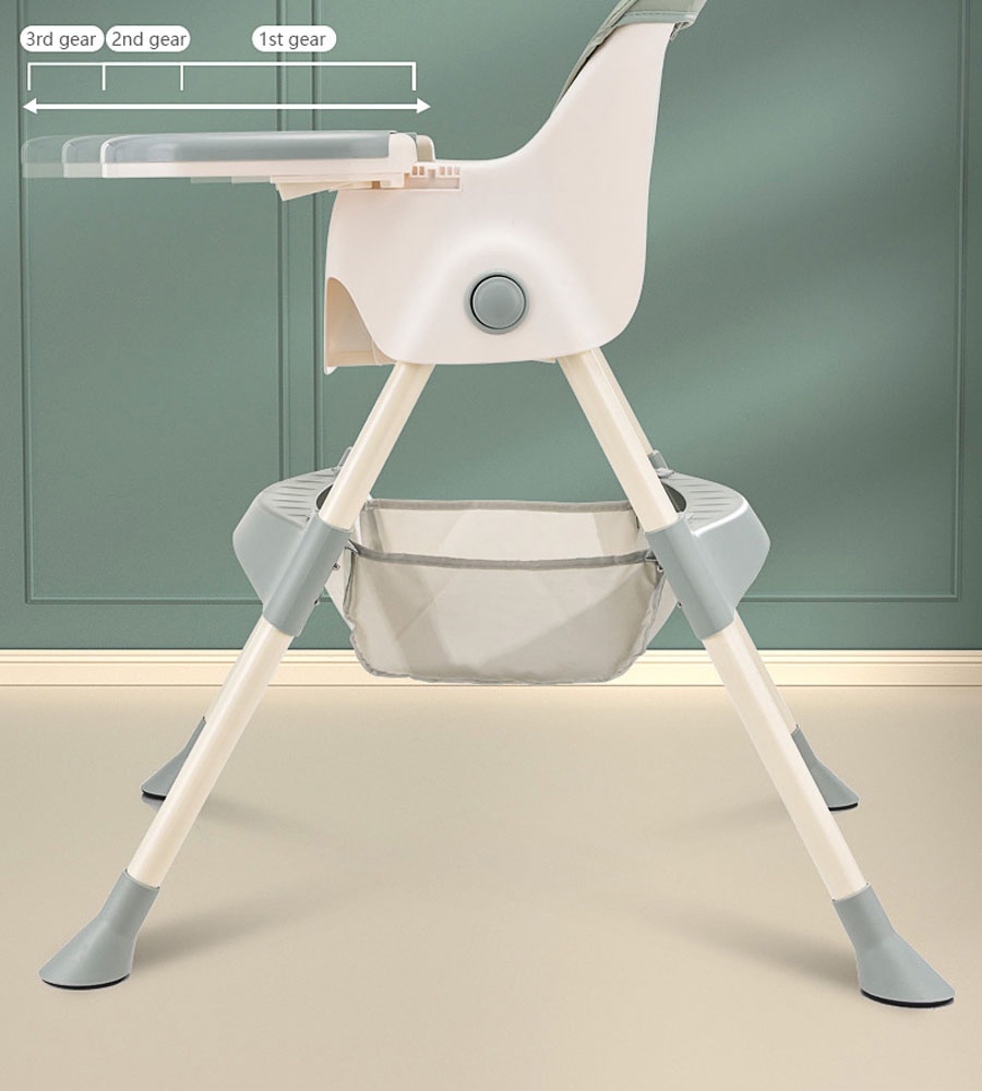 Foldable high chair for baby Adjustable Height High Chair Clean Baby ...